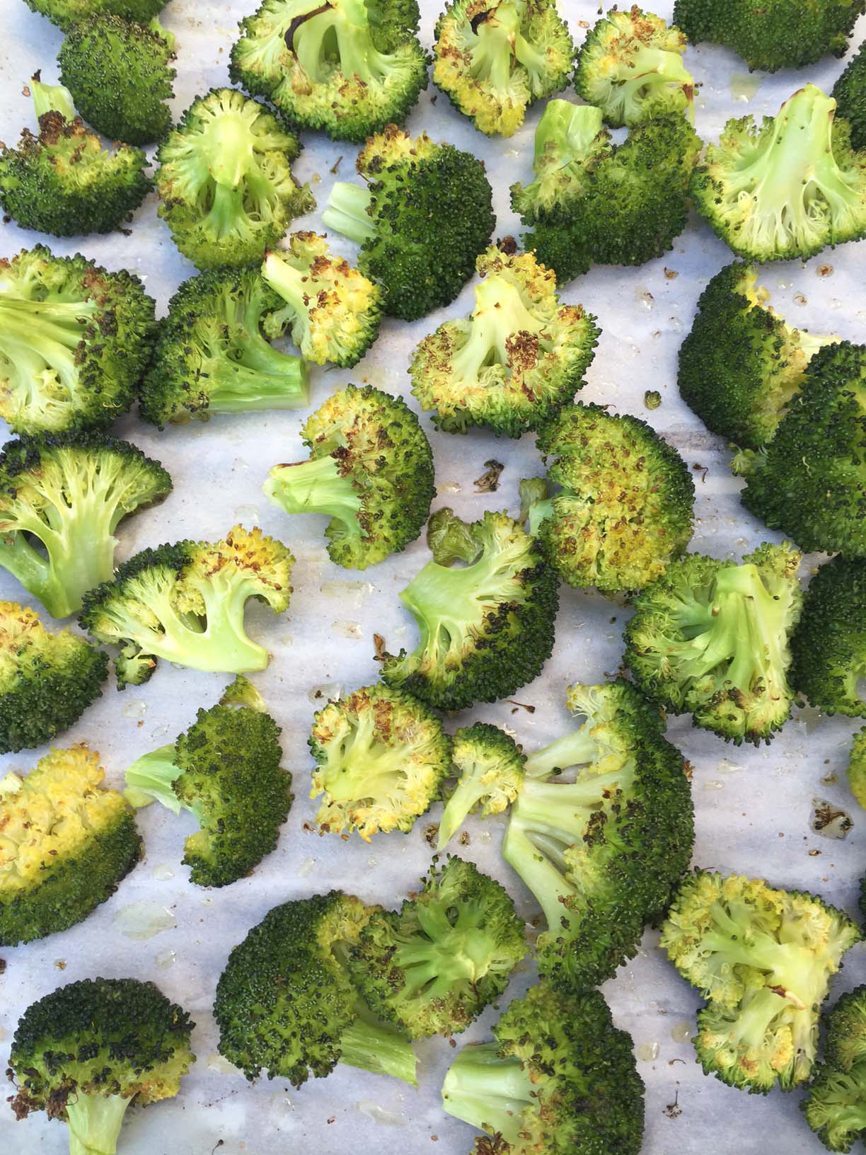Roasted Broccoli Stems – How To Use Up Broccoli Stalks – Melanie Cooks