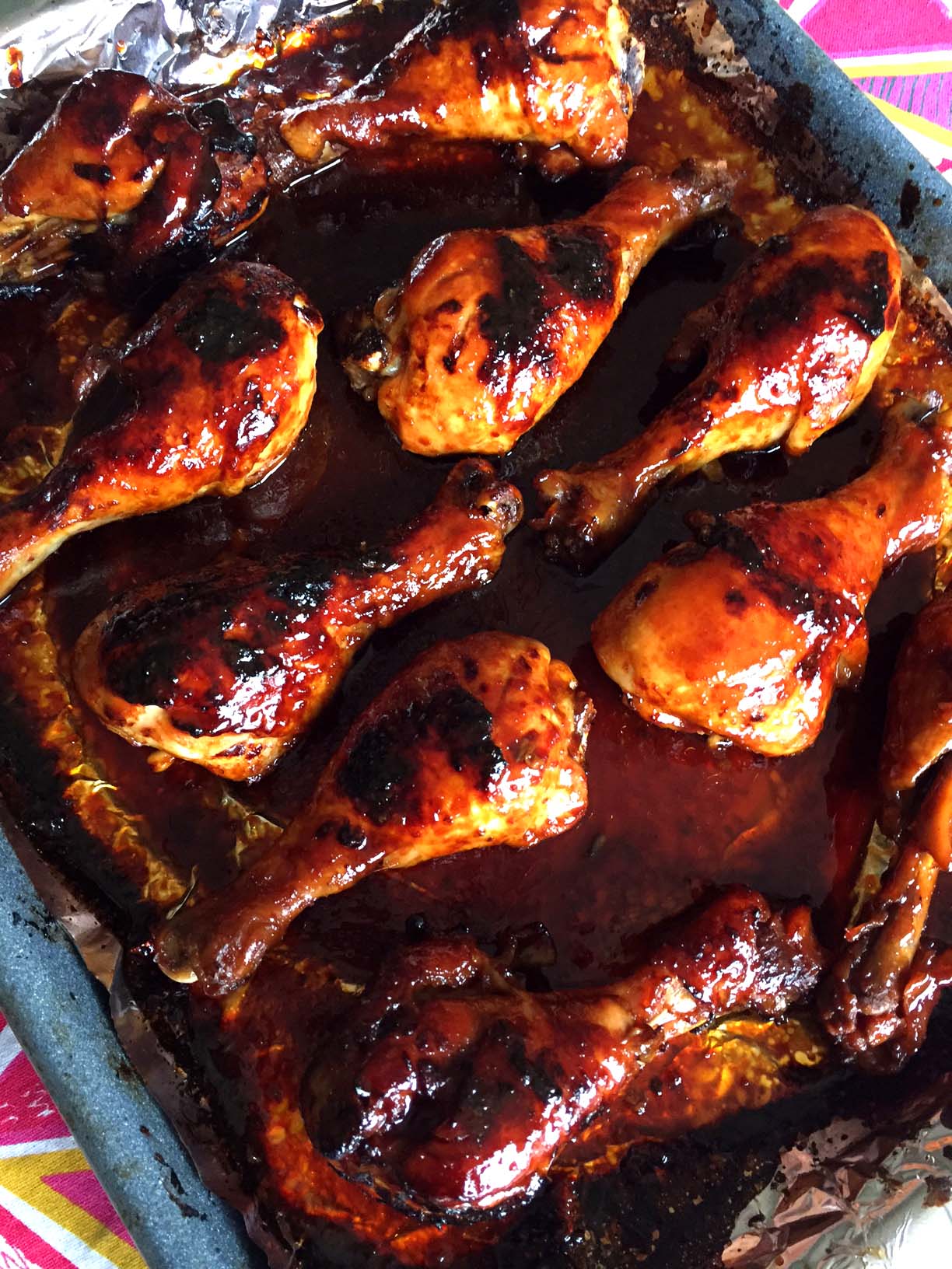 Easy Honey Soy BBQ Baked Chicken Legs Recipe – Melanie Cooks
