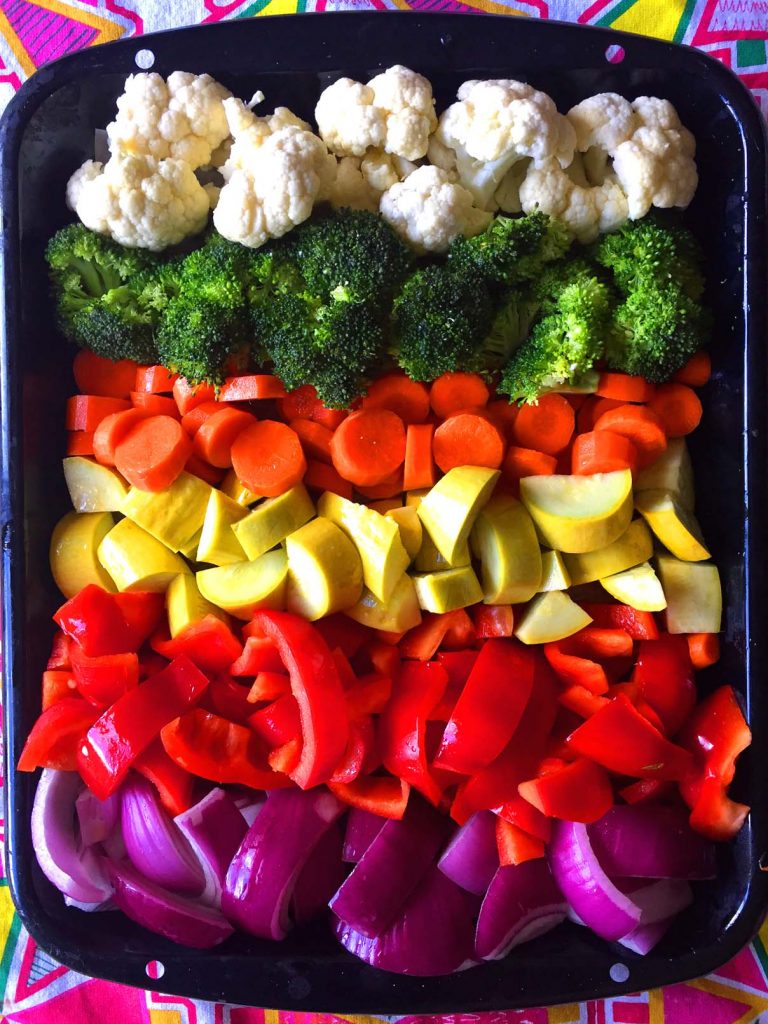 Rainbow Vegetables Recipe – Easy Healthy Oven Roasted Veggies ...