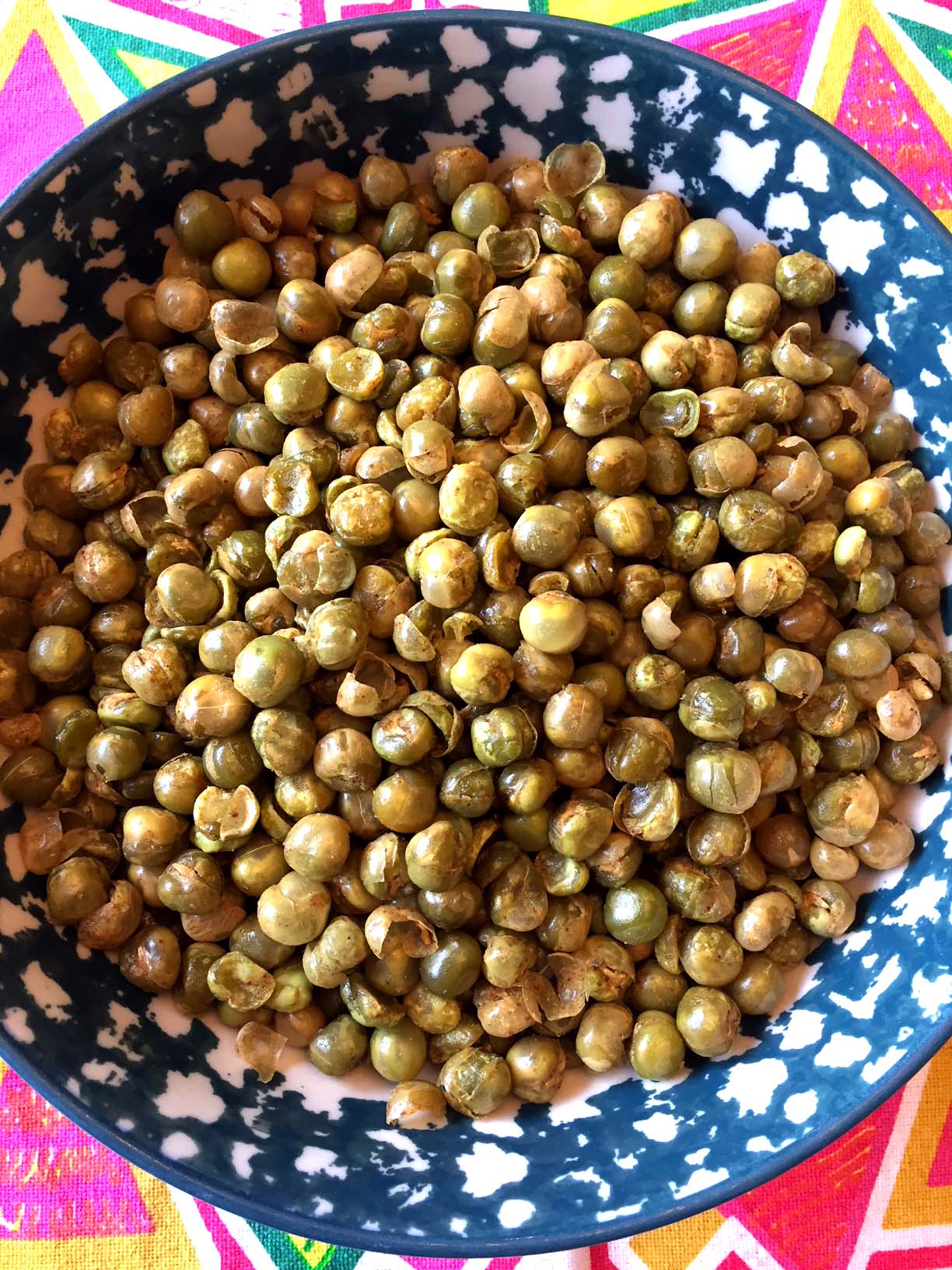 Crunchy Roasted Baked Green Peas Snack Recipe – Melanie Cooks