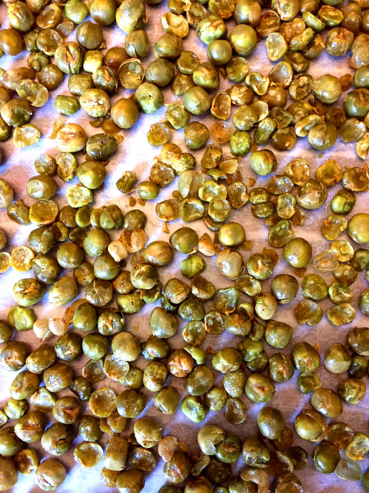 Crunchy Roasted Baked Green Peas Snack Recipe – Melanie Cooks