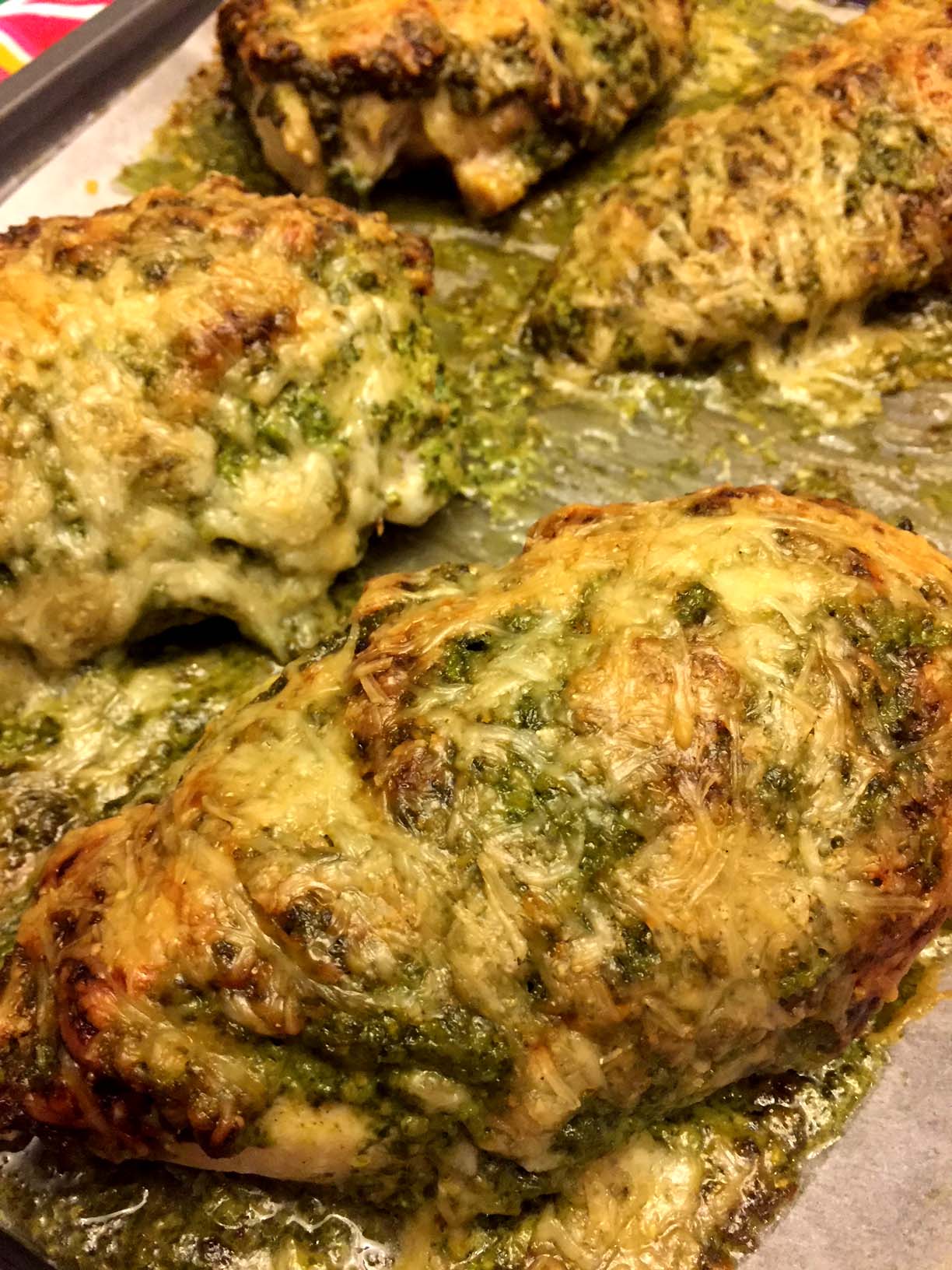Baked Pesto Chicken Recipe With Parmesan Cheese – Melanie Cooks