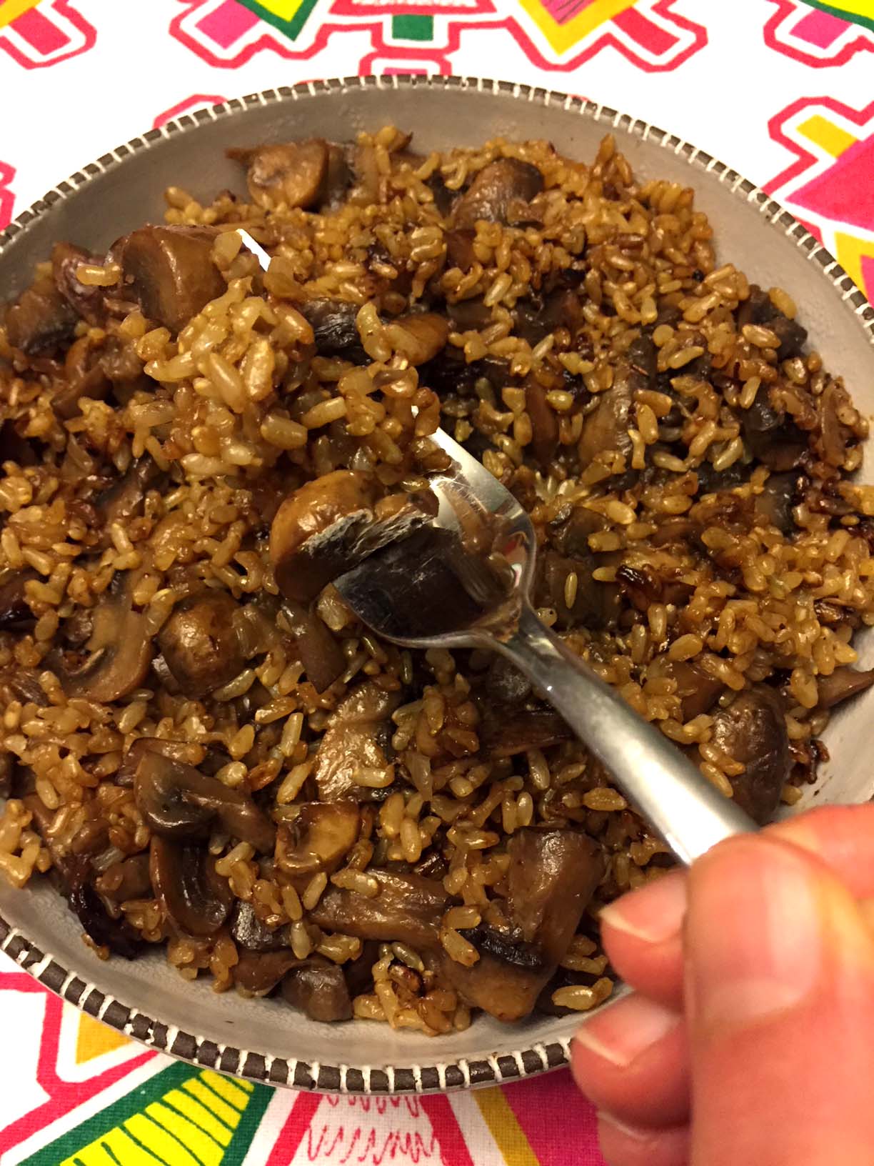Mushroom Rice Recipe With White Or Brown Rice – Melanie Cooks