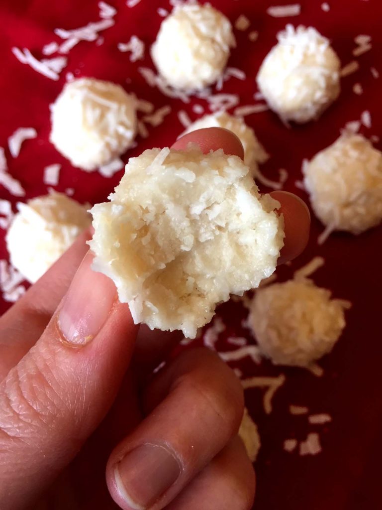 Coconut Balls – Healthy No-Bake Coconut Truffles Recipe – Melanie Cooks