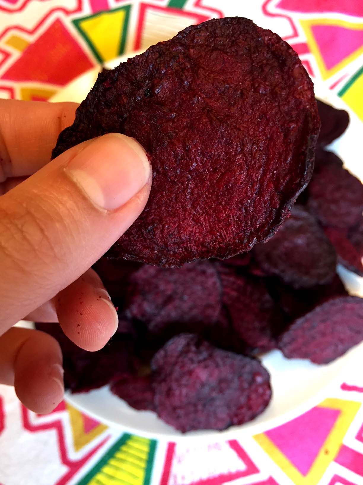 Baked Beet Chips Recipe – Melanie Cooks