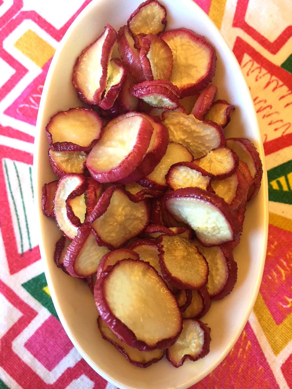 Baked Radish Chips Recipe – Melanie Cooks