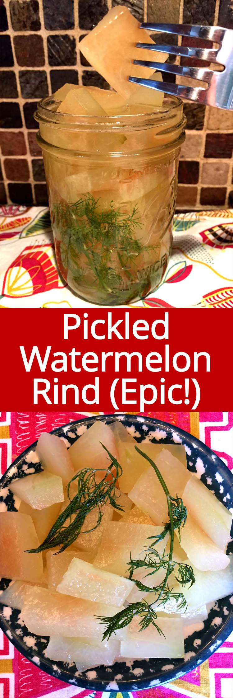 Pickled Watermelon Rind Recipe – Melanie Cooks