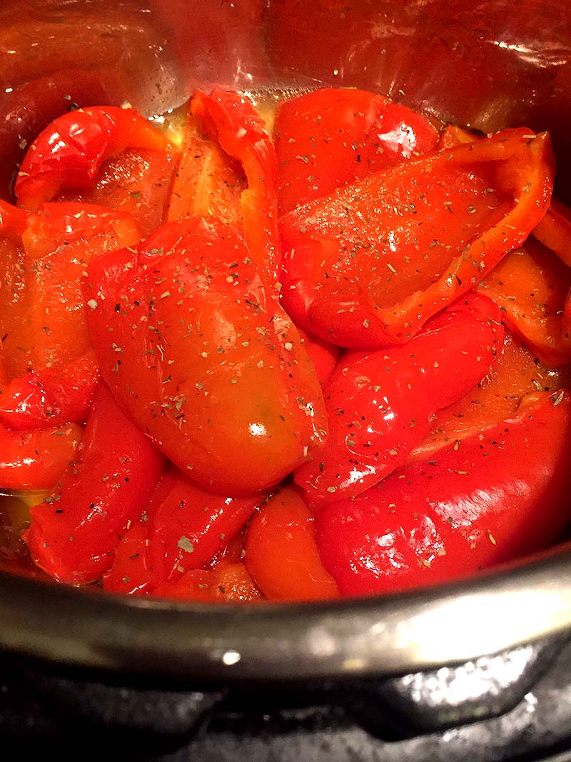 Instant Pot Italian Bell Peppers – Melanie Cooks