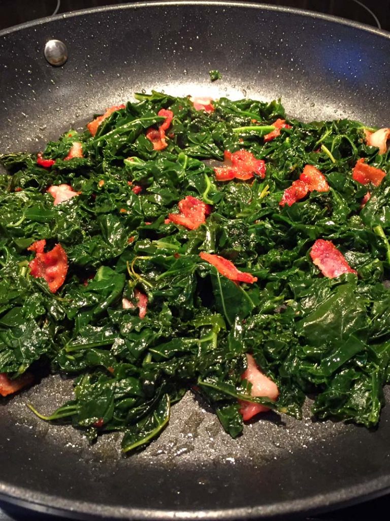 Sauteed Kale With Bacon – Melanie Cooks