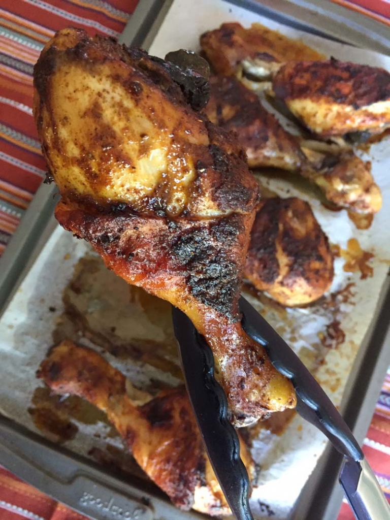 Spicy Chili Lime Baked Chicken Legs – Melanie Cooks