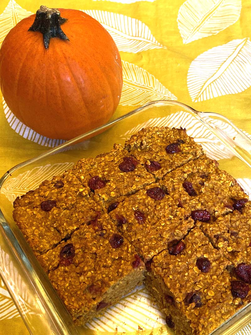 Pumpkin Baked Oatmeal {Gluten-Free, No Refined Sugar} – Melanie Cooks