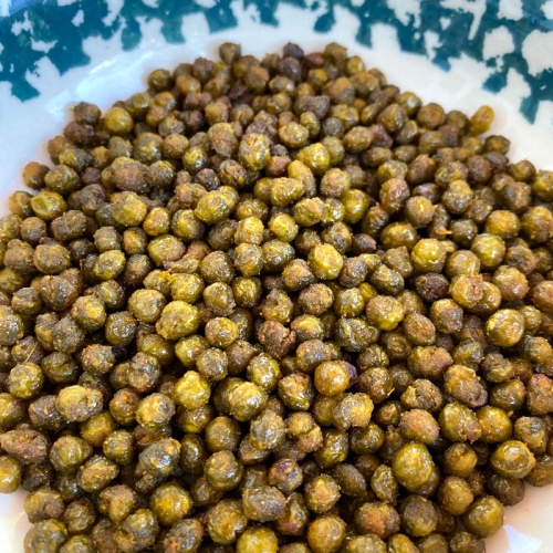 Air Fryer Crunchy Roasted Green Peas – Melanie Cooks