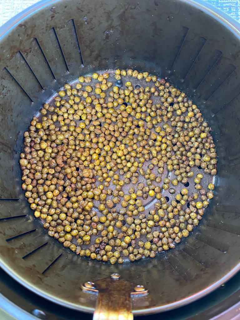 Air Fryer Crunchy Roasted Green Peas – Melanie Cooks