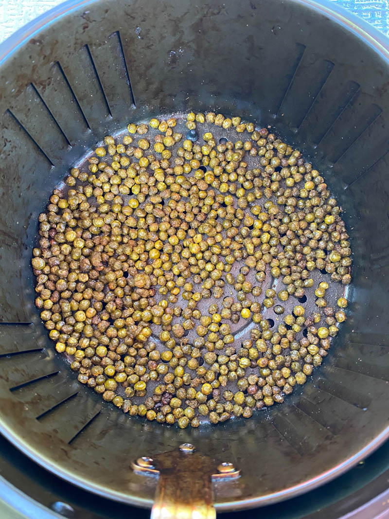 Air Fryer Crunchy Roasted Green Peas – Melanie Cooks