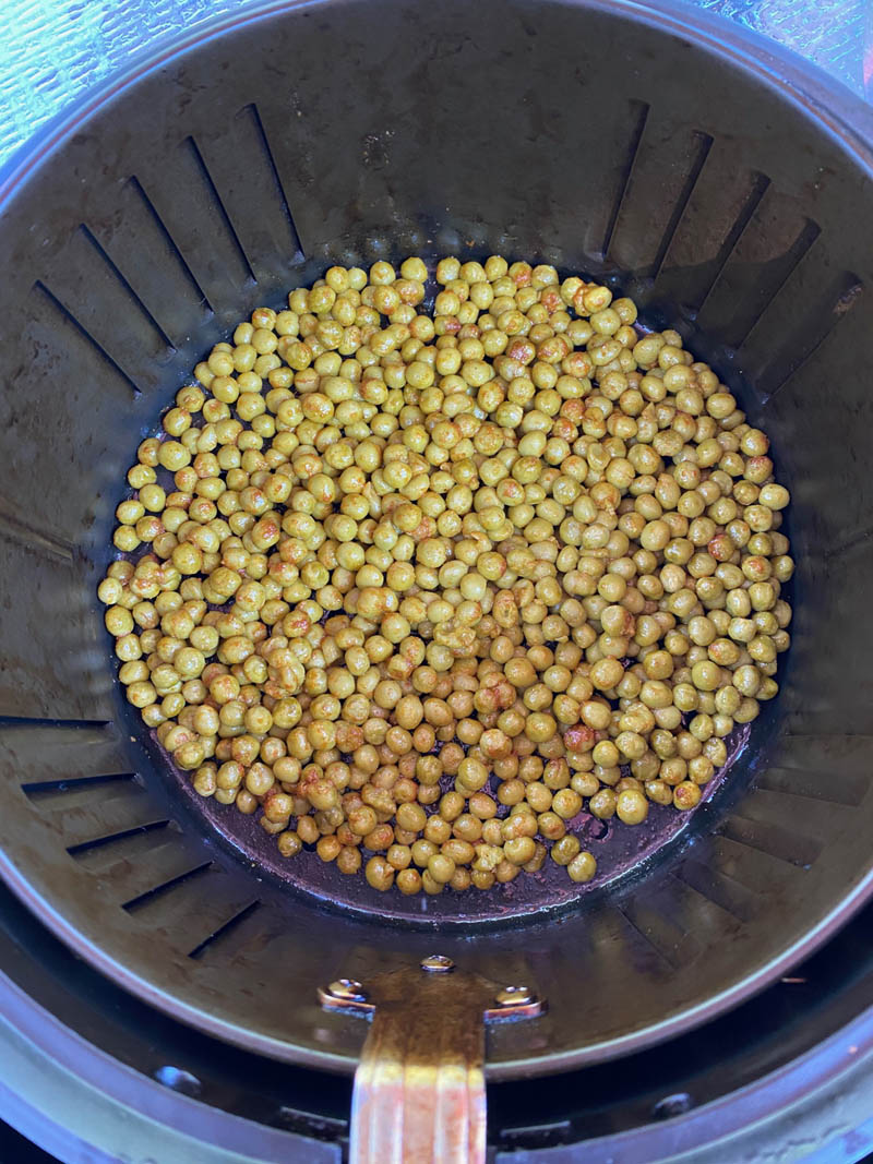 Air Fryer Crunchy Roasted Green Peas – Melanie Cooks