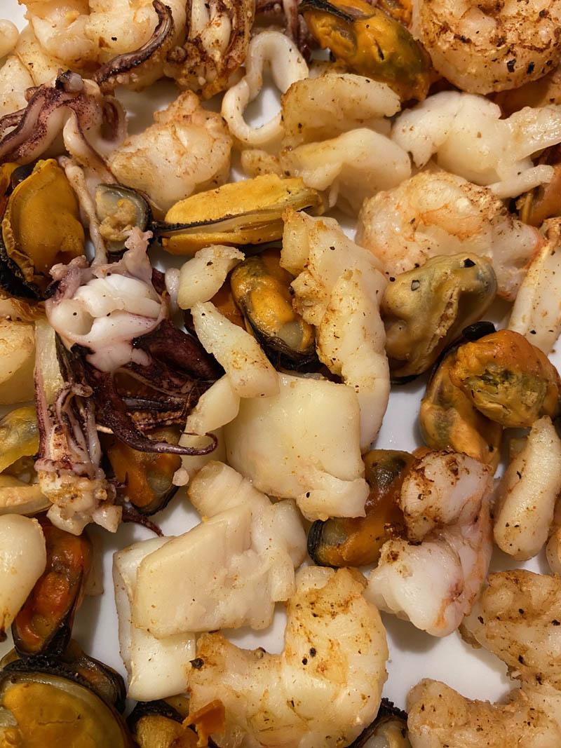 Air Fryer Frozen Seafood Medley Mix – Melanie Cooks