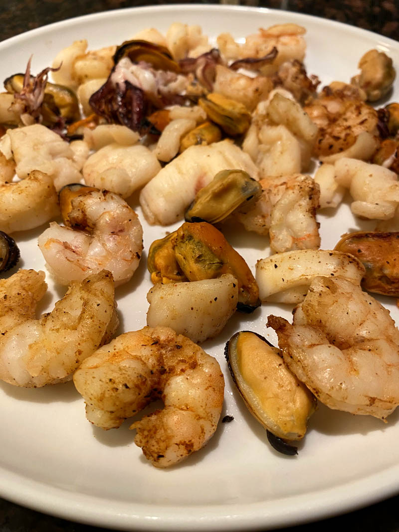 Air Fryer Frozen Seafood Medley Mix – Melanie Cooks