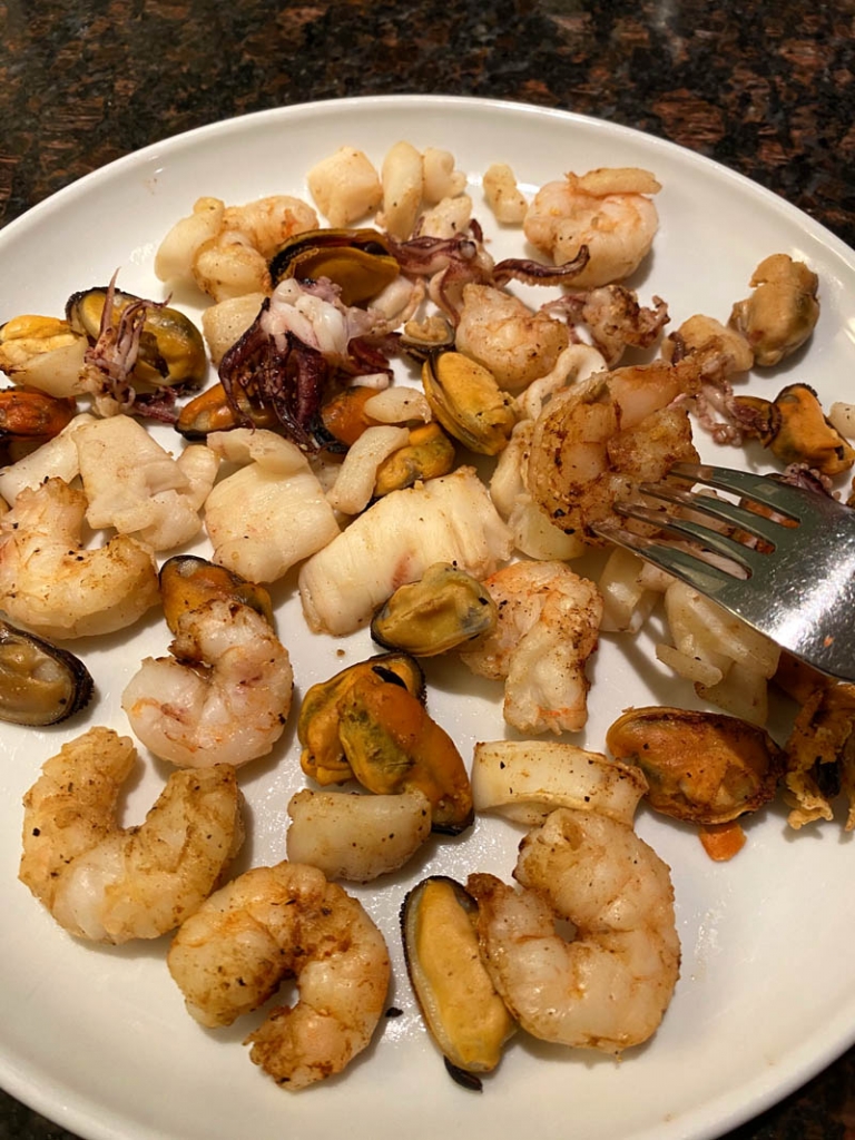 Air Fryer Frozen Seafood Medley Mix – Melanie Cooks