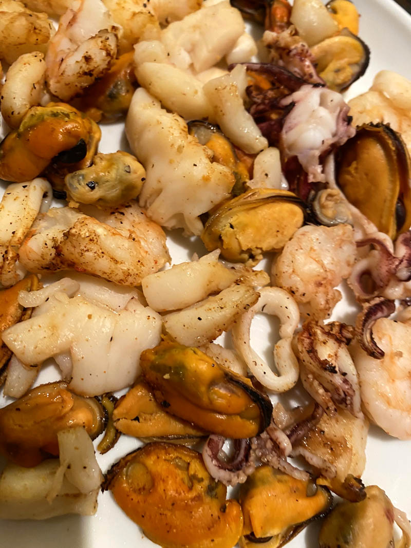 Air Fryer Frozen Seafood Medley Mix – Melanie Cooks