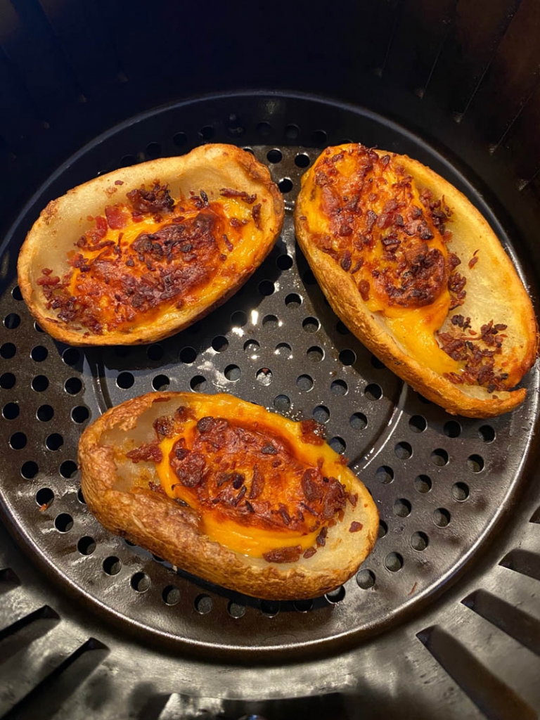 Air Fryer Frozen Potato Skins: Crispy & Quick (8 Minutes)! – Melanie Cooks