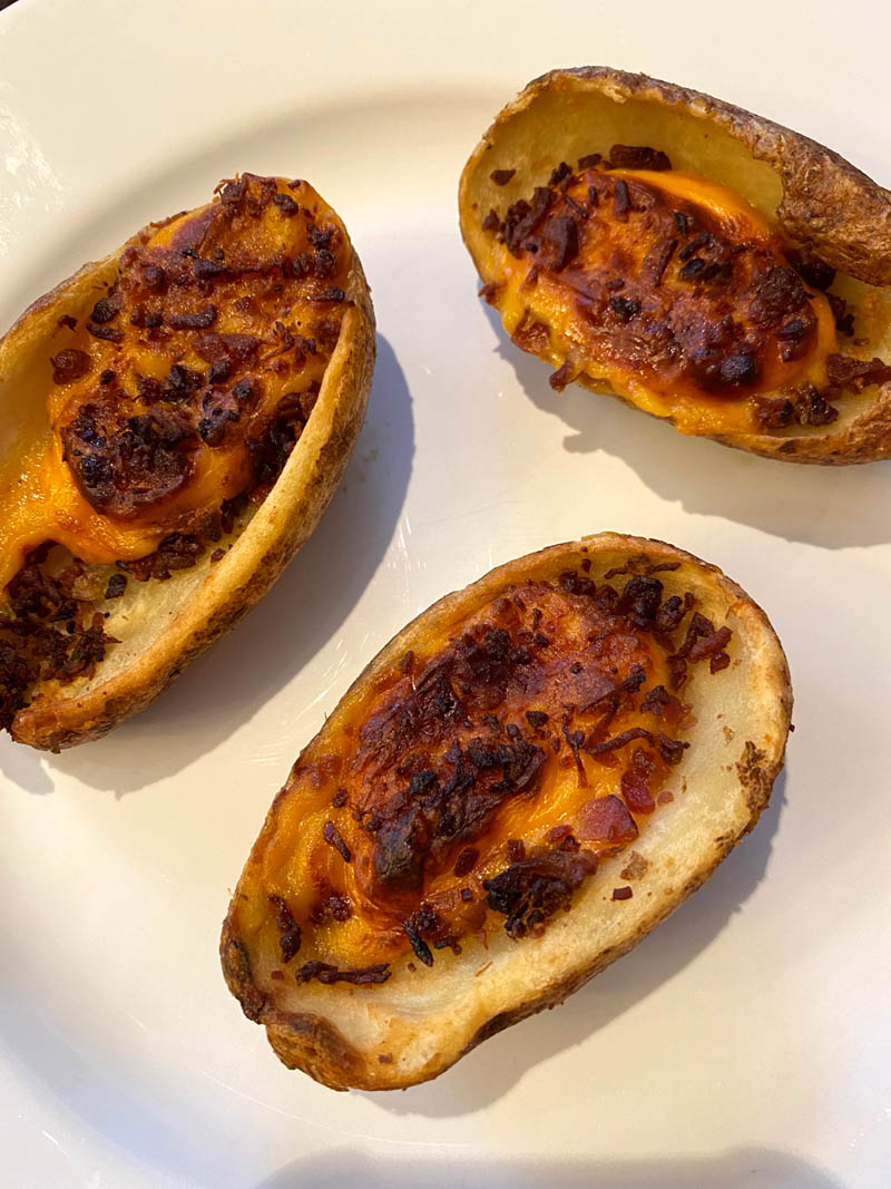Air Fryer Frozen Potato Skins: Crispy & Quick (8 Minutes)! – Melanie Cooks
