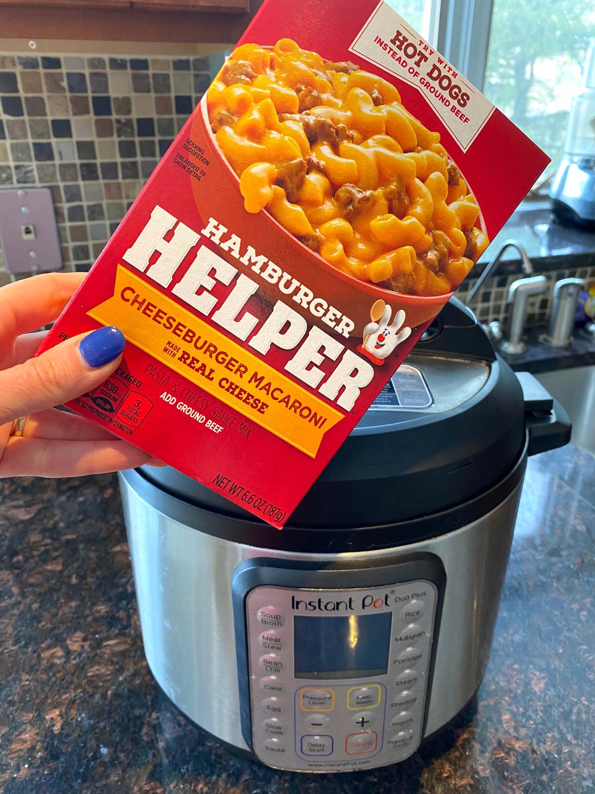 Instant Pot Boxed Hamburger Helper – Melanie Cooks