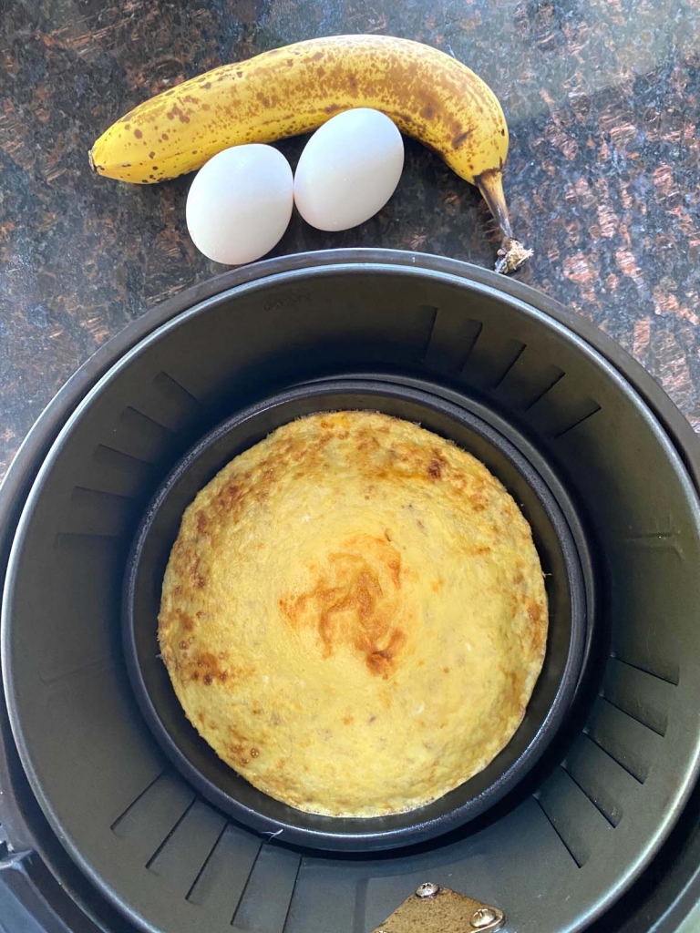 Healthy Air Fryer Banana Egg Pancake: Quick & Delicious – Melanie Cooks