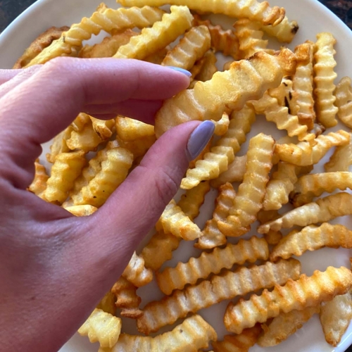 Frozen Crinkle Cut Fries In Air Fryer Melanie Cooks