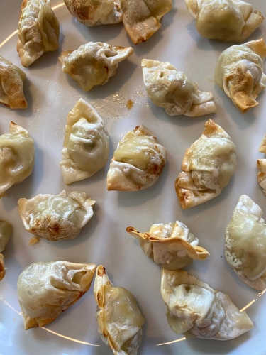 Air Fryer Frozen Mini Wontons – Melanie Cooks