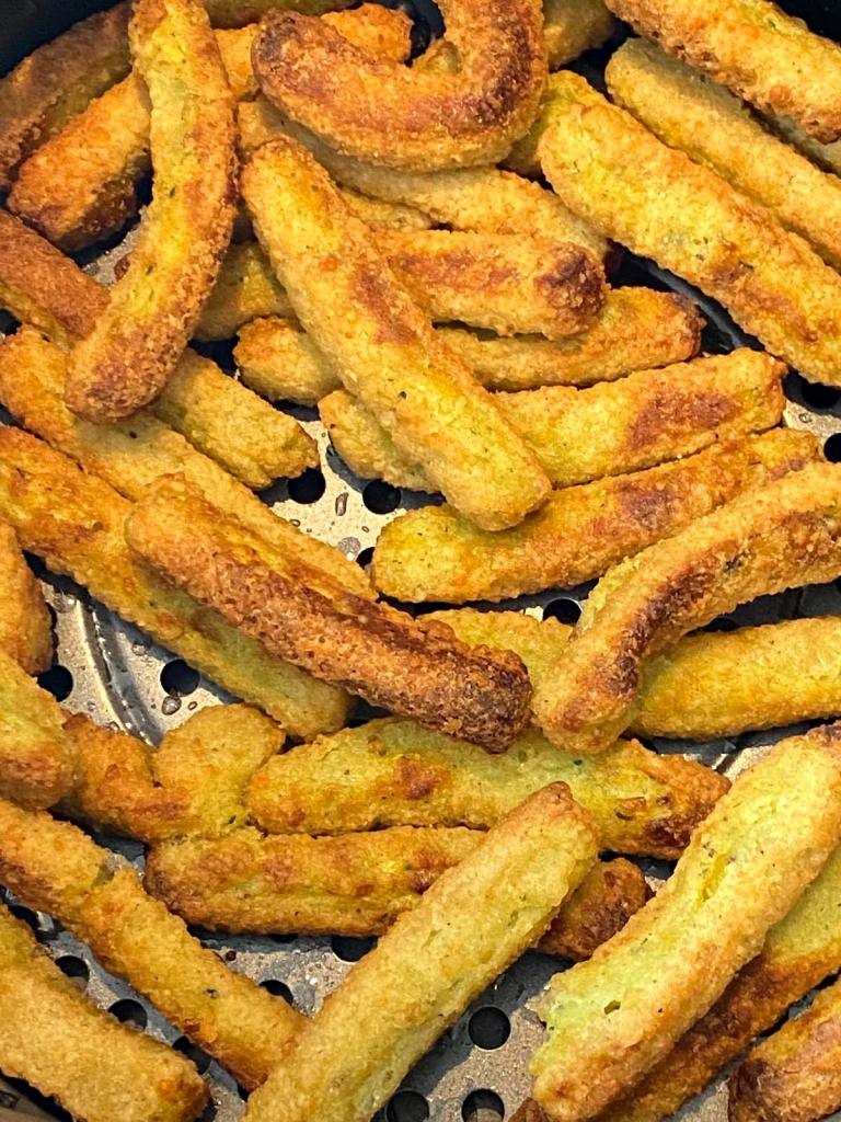 Air Fryer Frozen Zucchini Fries – Melanie Cooks