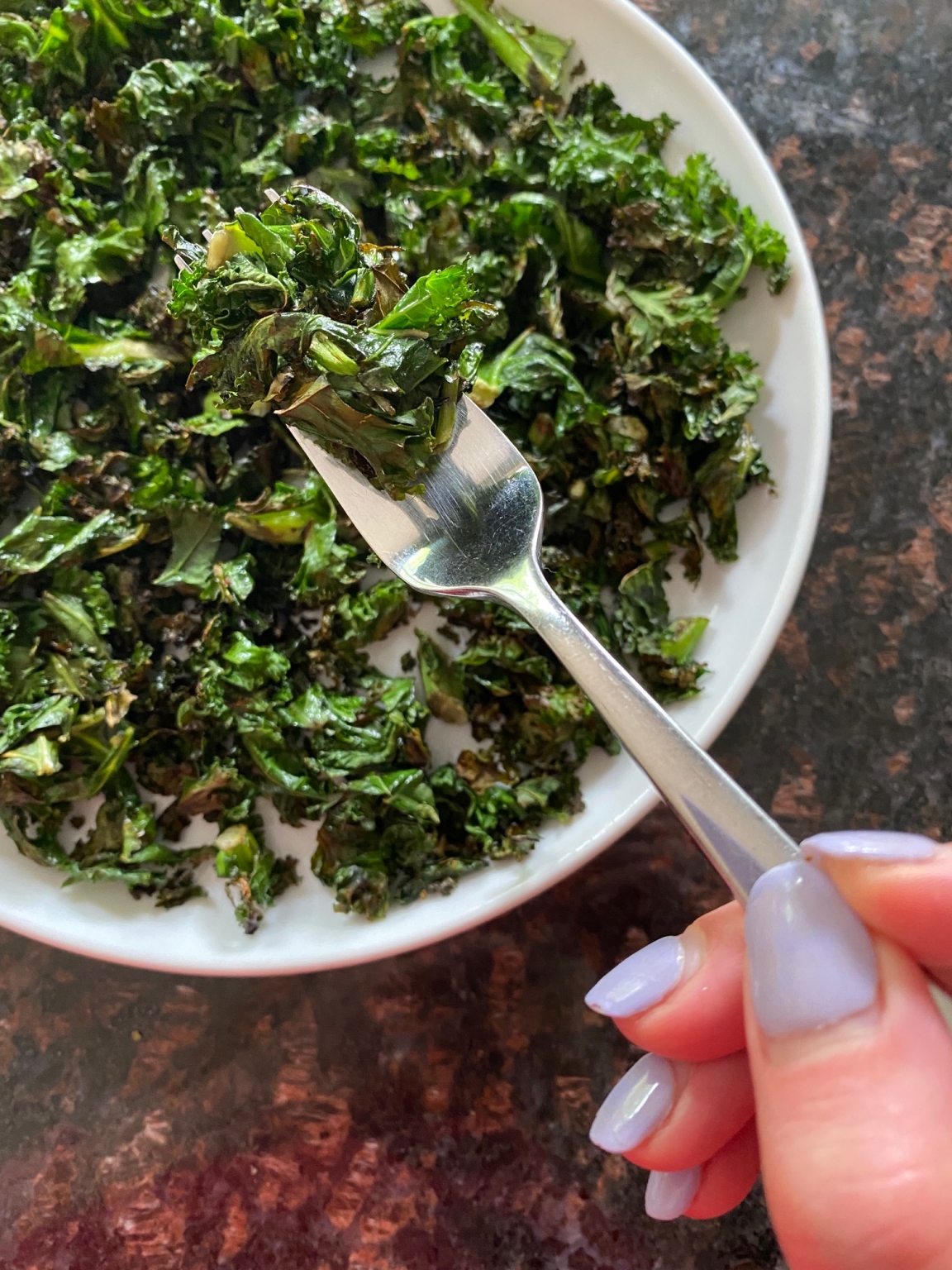 Crispy Pan Fried Kale Recipe – Melanie Cooks
