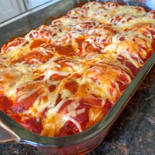 Frozen Cheese Ravioli Bake – Melanie Cooks