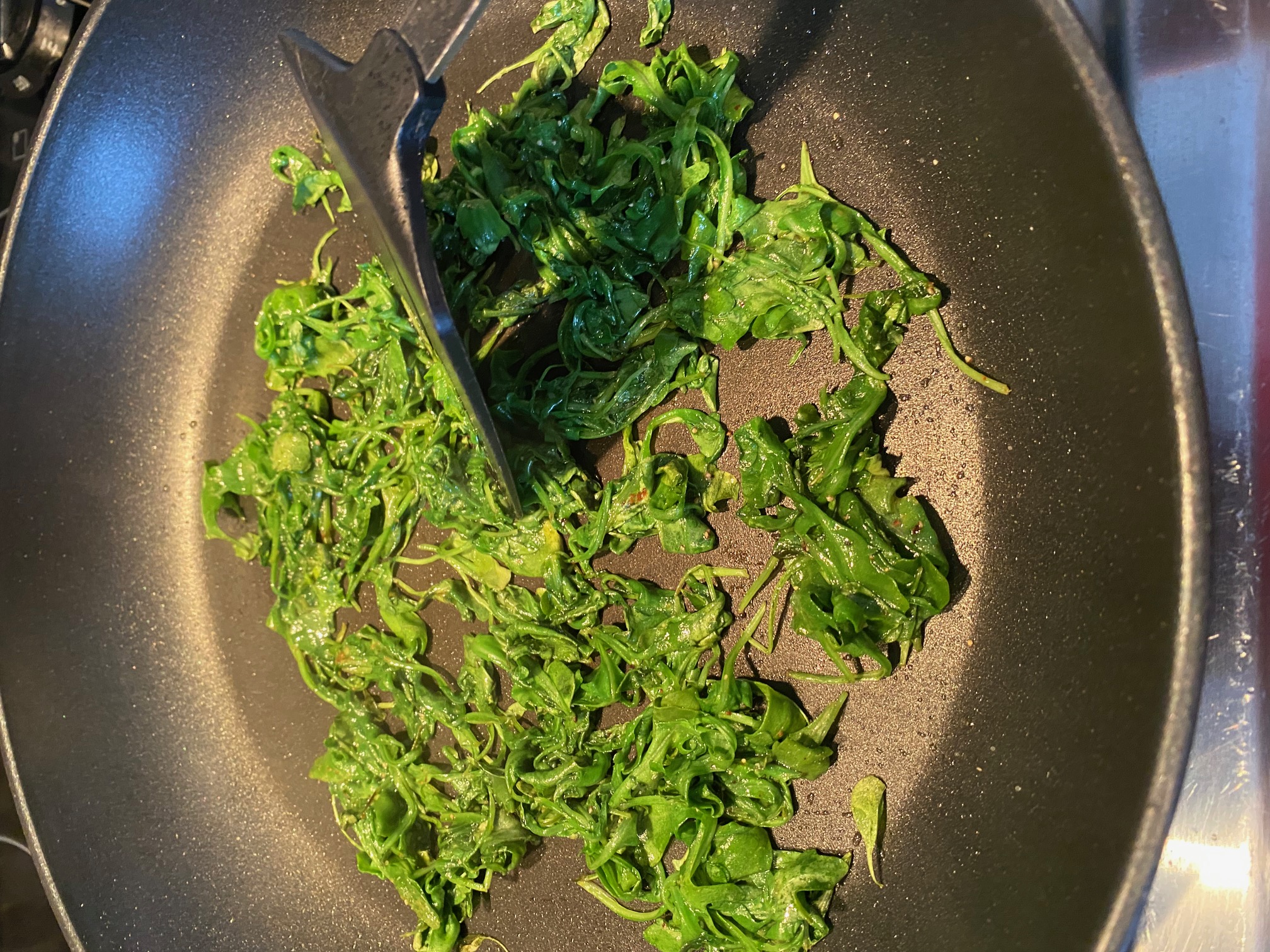 Sauteed Arugula – Melanie Cooks