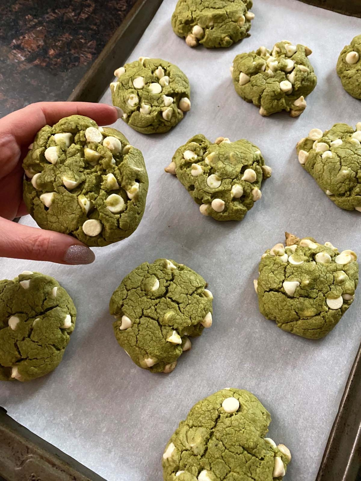 Matcha Cookies With Chocolate Chips – Melanie Cooks