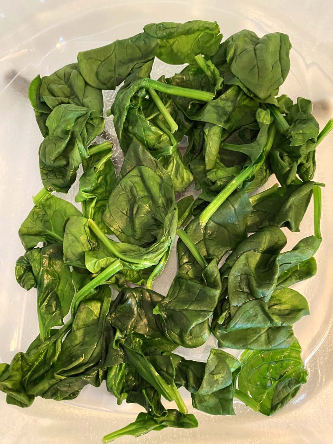 Microwave Steamed Spinach – Melanie Cooks