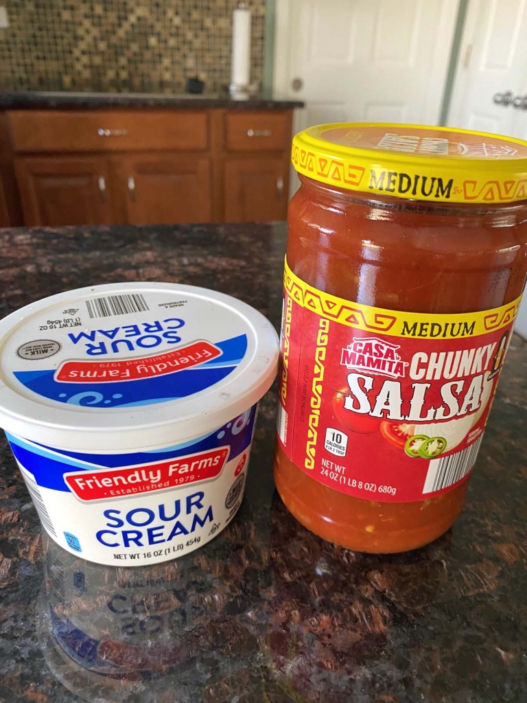 Sour Cream And Salsa Dip – Melanie Cooks