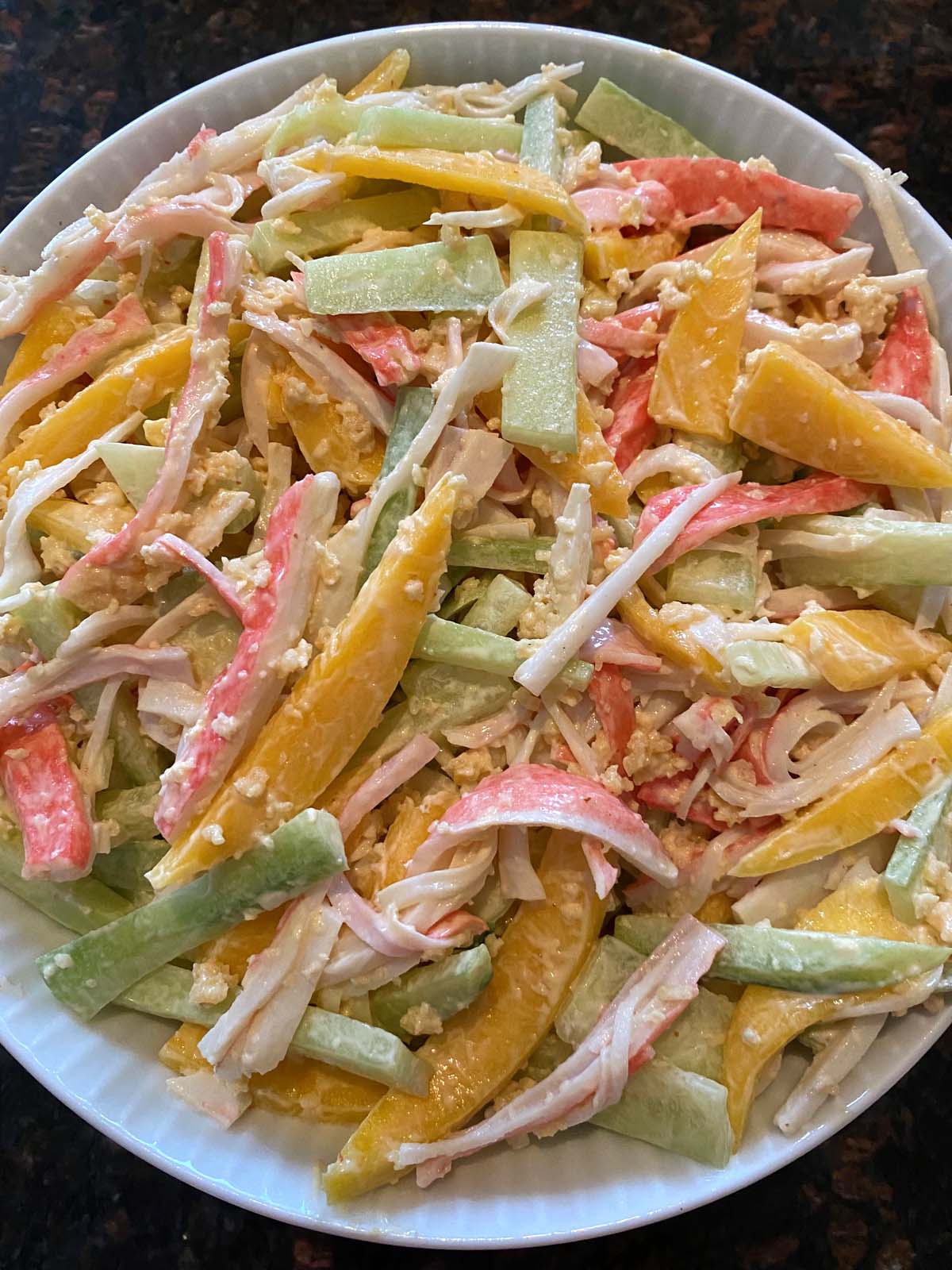 Spicy Kani Salad – Melanie Cooks