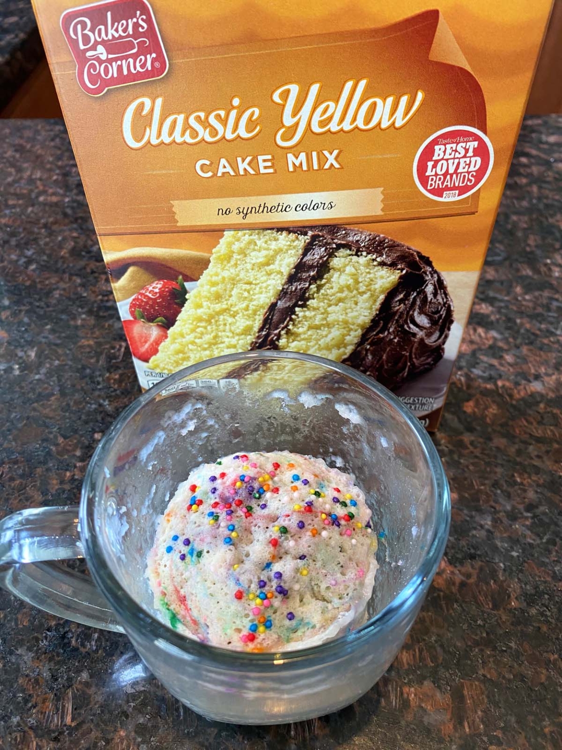 Cake Mix Mug Cake – Melanie Cooks