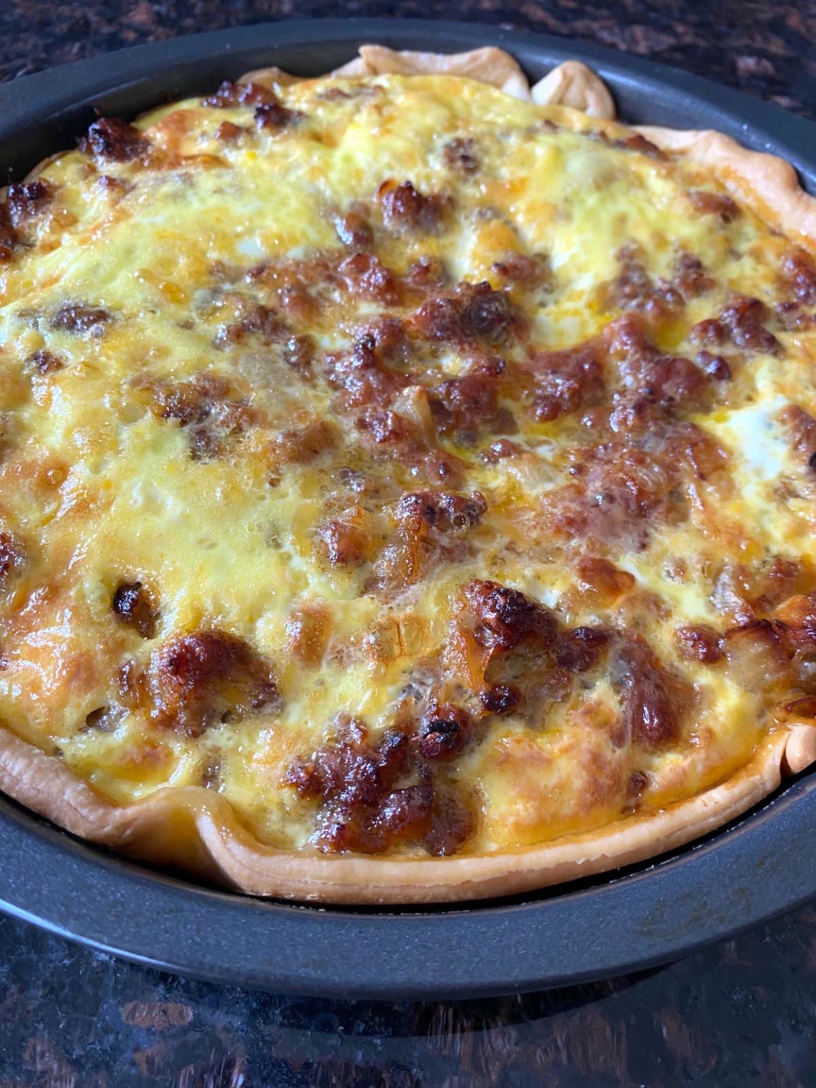 Sausage Quiche – Melanie Cooks