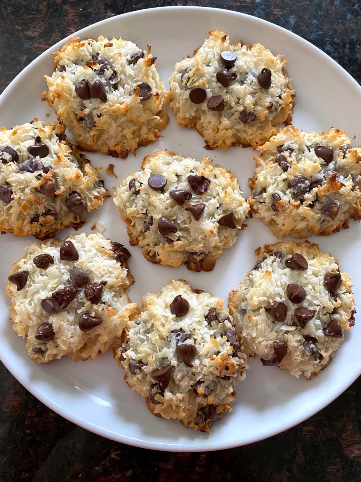 Coconut Chocolate Chip Macaroons – Melanie Cooks