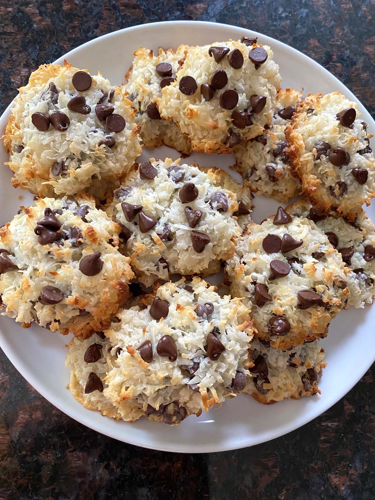Coconut Chocolate Chip Macaroons – Melanie Cooks