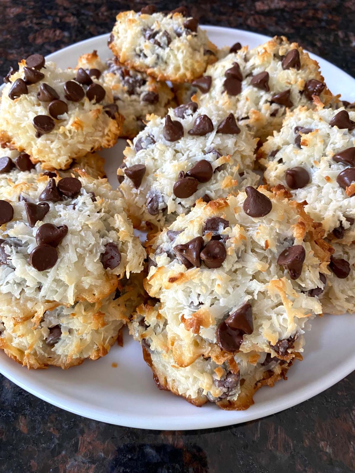 Coconut Chocolate Chip Macaroons – Melanie Cooks
