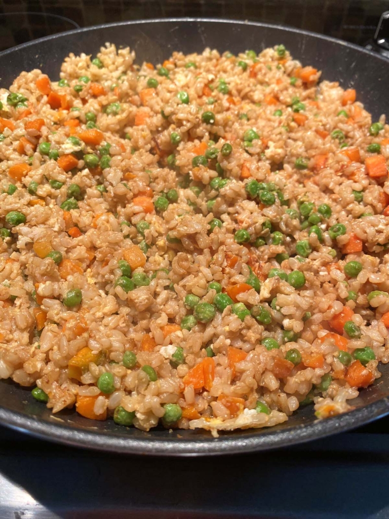 Fried Brown Rice – Melanie Cooks