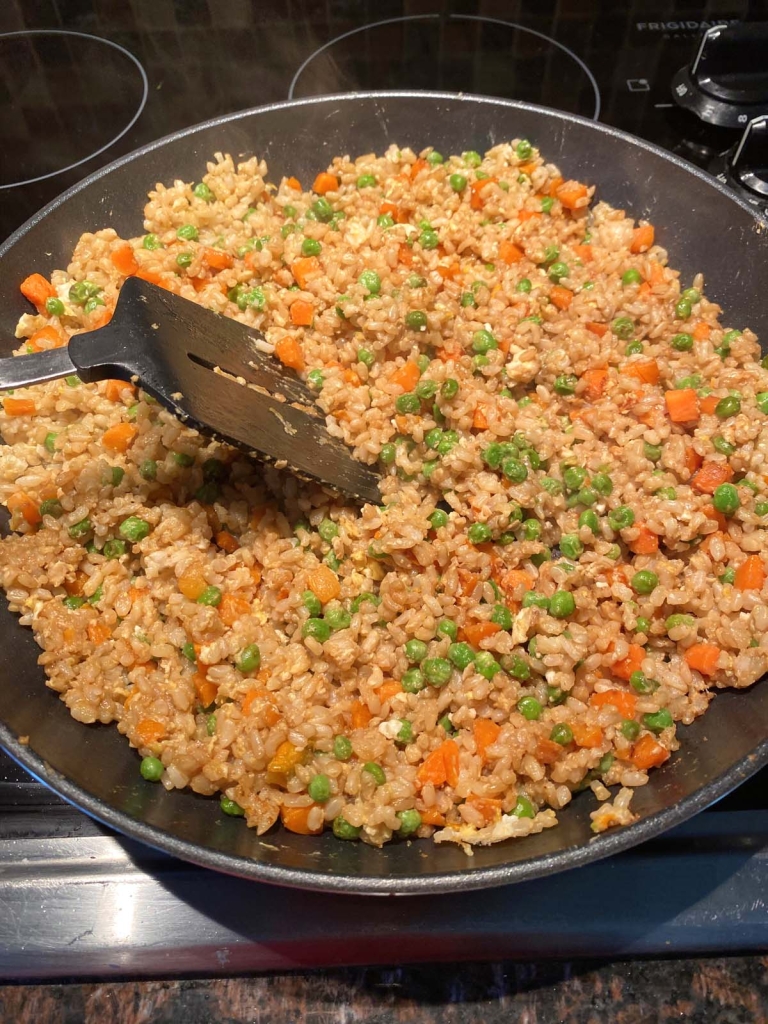 Fried Brown Rice – Melanie Cooks