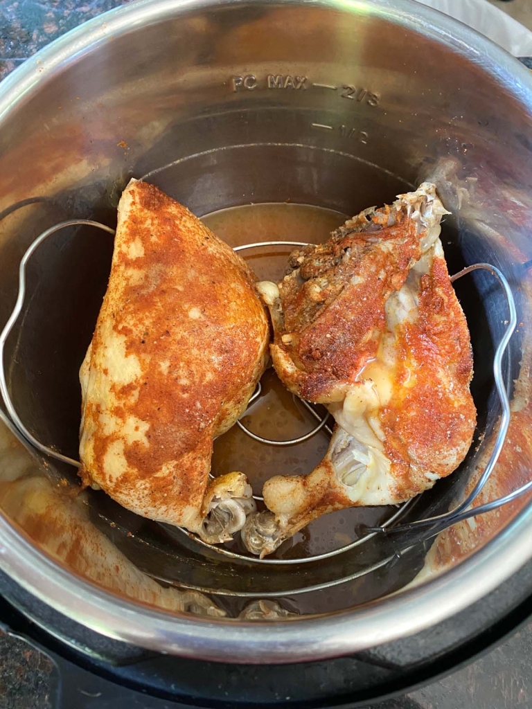 Instant Pot Chicken Leg Quarters – Melanie Cooks