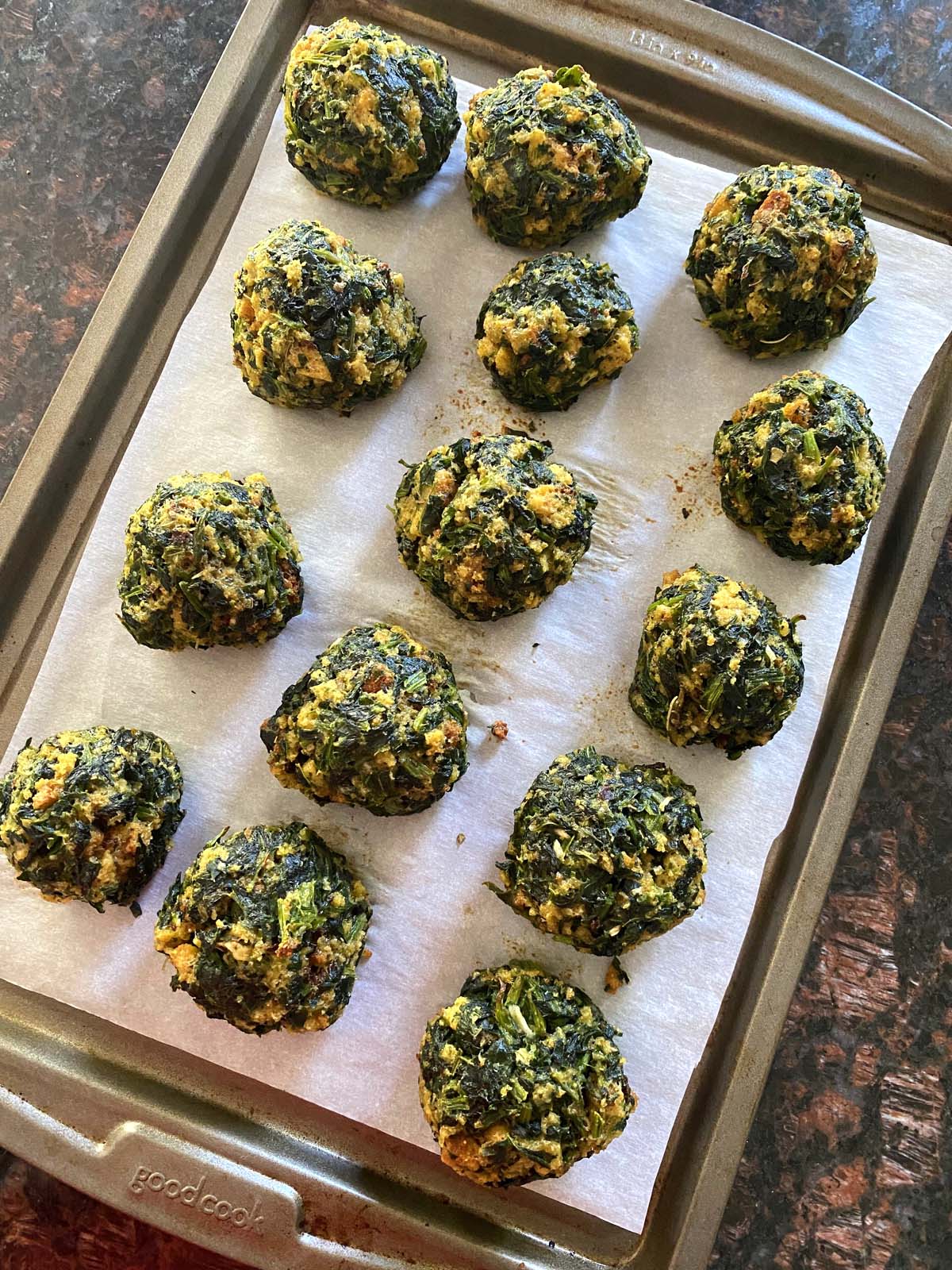 Spinach Balls With Stuffing – Melanie Cooks