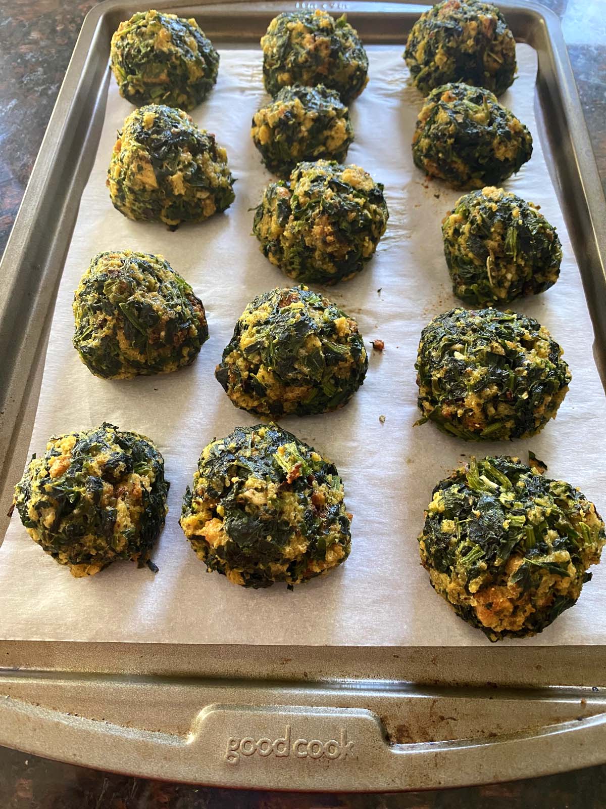 Spinach Balls With Stuffing – Melanie Cooks