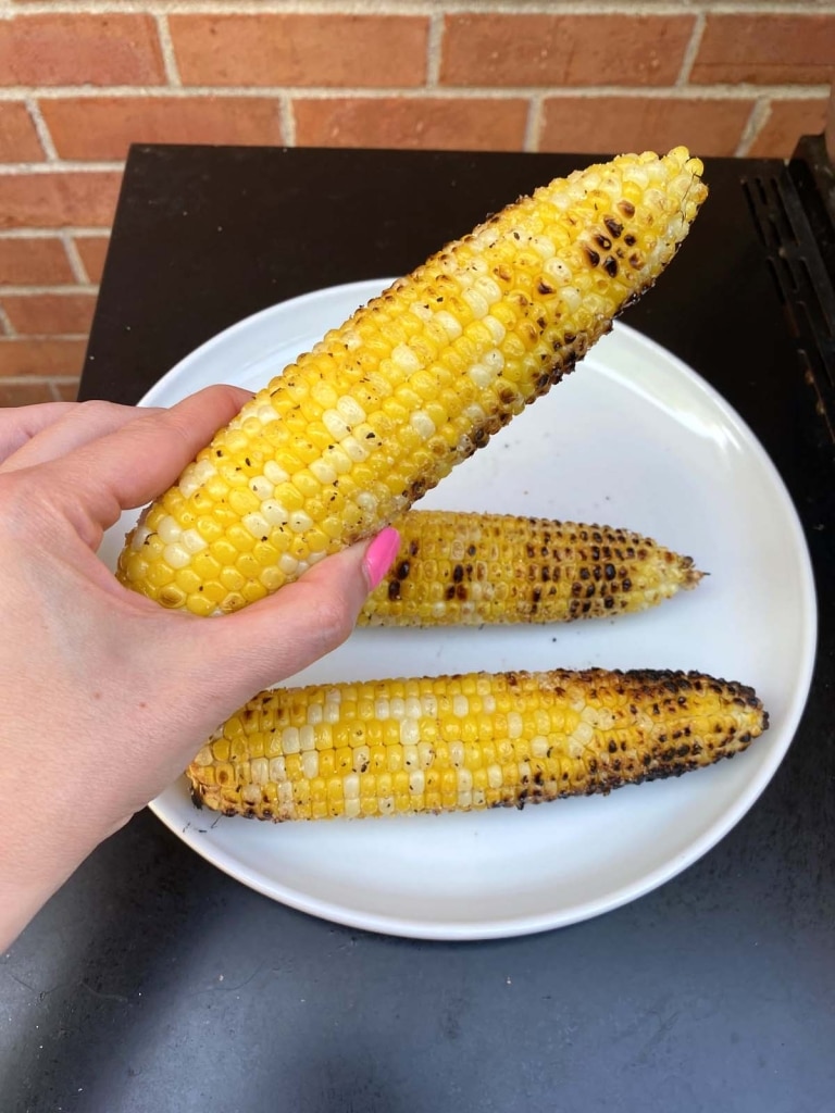 Grilled Corn On The Cob (No Husk) – Melanie Cooks