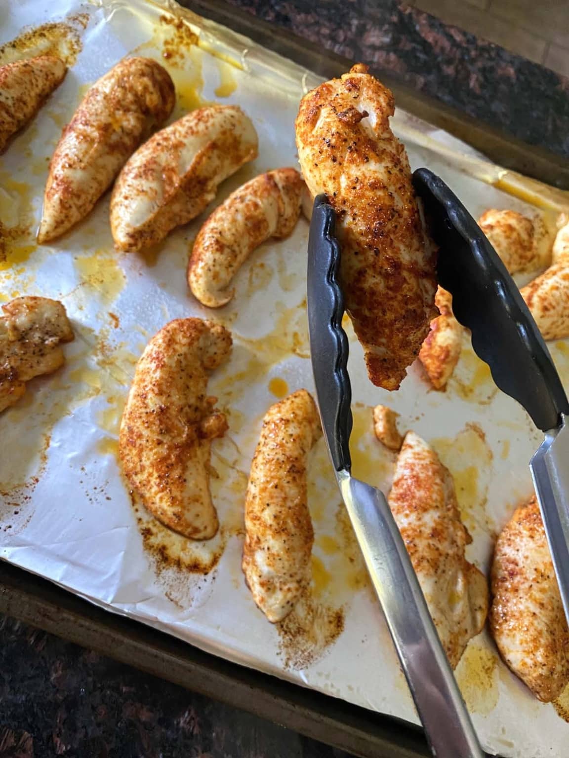 Broiled Chicken Tenders – Melanie Cooks
