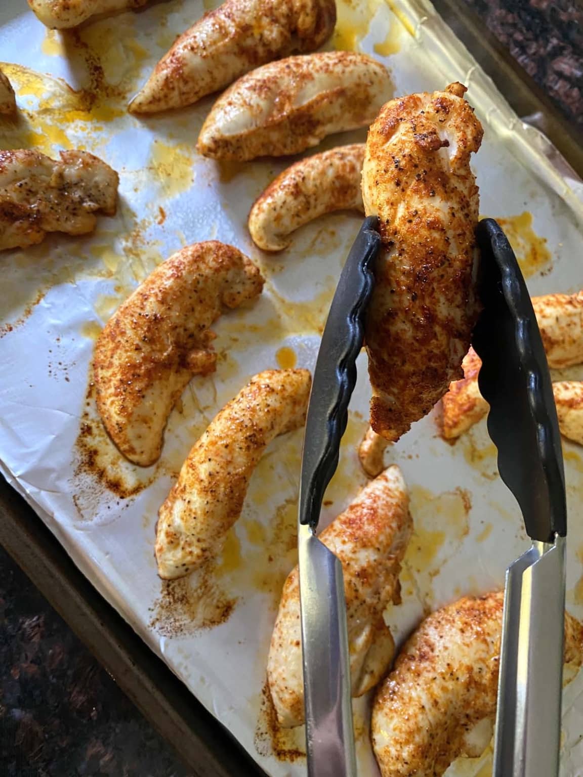 Broiled Chicken Tenders – Melanie Cooks